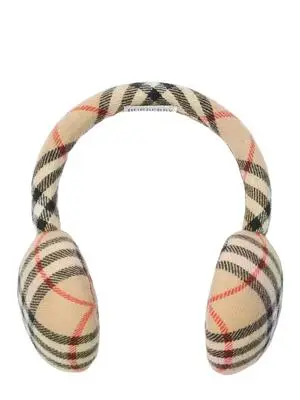 Burberry Vintage Check Earmuffs - Neutrals