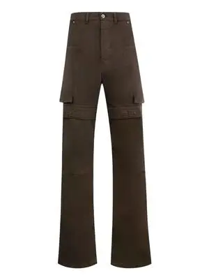 Rick Owens Stefan Panelled Cargo Trousers - Brown