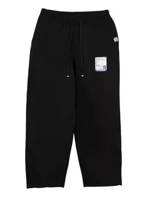 IN･STRU(MEN-TAL). Milan Rib-knit Drawstring Trousers - Black