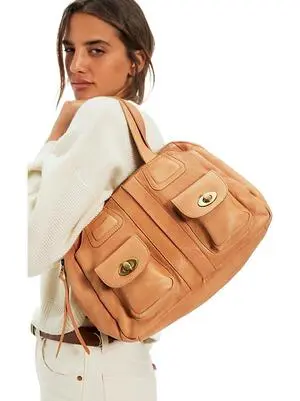 Free People Billie Bowler Bag - Butter Yellow