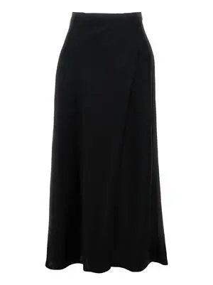 Khaite Demi Flared Long Skirt - Black