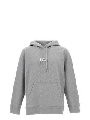 MAISON MARGIELA Oversized Cotton Hoodie - Grey