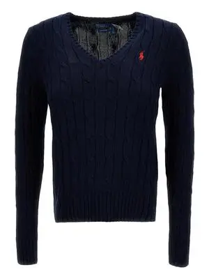 Polo Ralph Lauren Long Sleeve Cable Knit Pullover - Blue