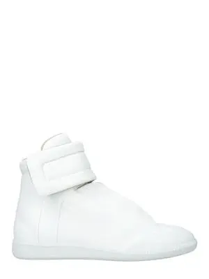 MAISON MARGIELA Leather High-top Sneakers - White