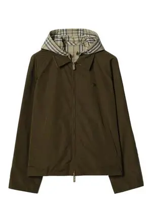 Burberry Reversible Check Cotton Harrington Jacket - Marsh Green