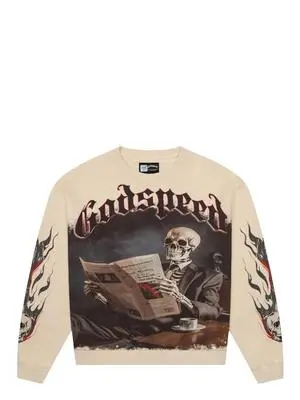 GODSPEED Black Monday Long Sleeve Tee Shirt - Bone