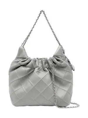 Tory Burch Fleming Mini Hobo Bag - Gray
