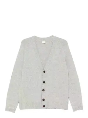 Eleventy Button-up Wool Cardigan - Grey