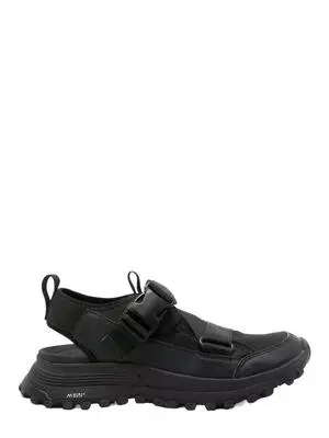 Clarks Atl Trek Buckle Strap Mules - Black
