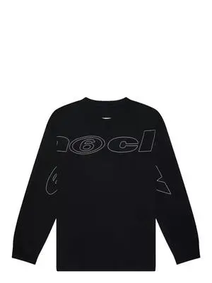 MAISON MARGIELA Long Sleeve Graphic T-shirt - Black