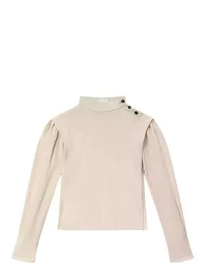 Isabel Marant Felissa Button-detail Top - Neutrals