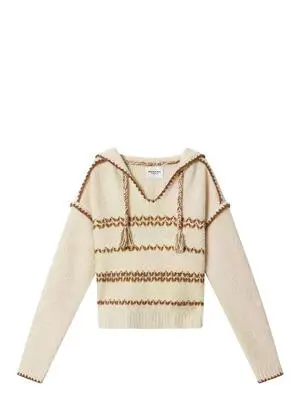 MARANT ETOILE Romera Hooded Pullover - Neutrals