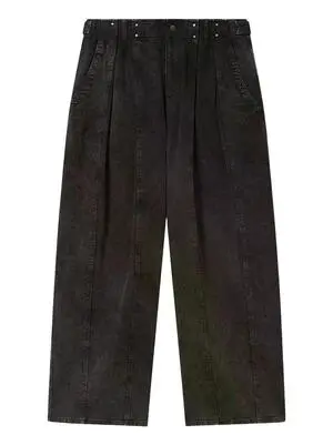 Isabel Marant Ireme Studded Straight Trousers - Black