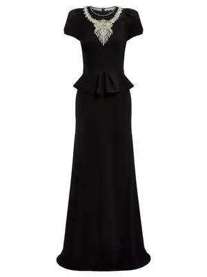 Jenny Packham Nocturne Maxi Dress - Black