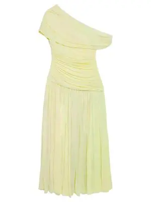 Simkhai Rhiannon Draped Midi Dress - Yellow