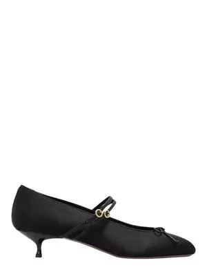 NEOUS 45mm Pha Bow-detail Pumps - Black