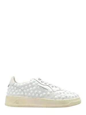AUTRY Medalist Leather Sneakers - White