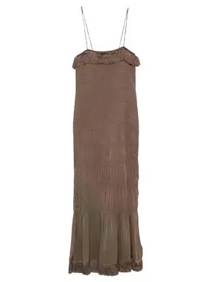 BY MALENE BIRGER Nova Fringed Maxi Dress - Brown
