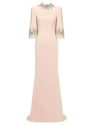 Jenny Packham Ilana Embellished Maxi Dress - Neutrals