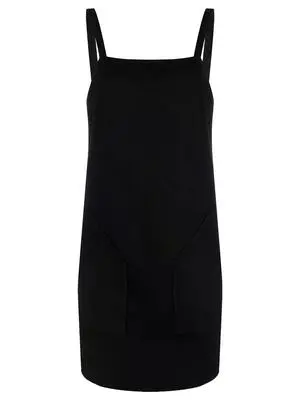 Max Mara Sleeveless Knitted Mini Dress - Black