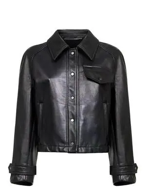 SALVATORE SANTORO Leather Jacket - Black