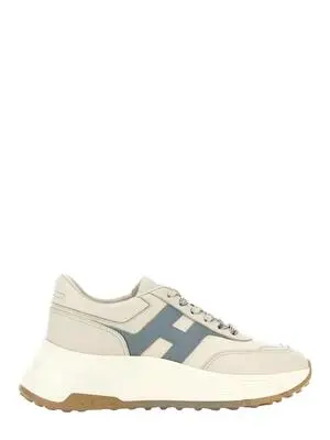 Hogan Hi-Fi Leather Sneakers Neutrals