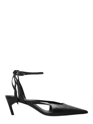 Attico Diane Ankle-tie Pumps - Black