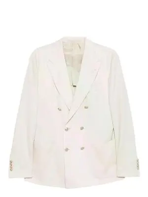 Eleventy Double-breasted Blazer - Neutrals