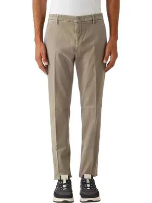 DONDUP Cotton Trousers - Neutrals