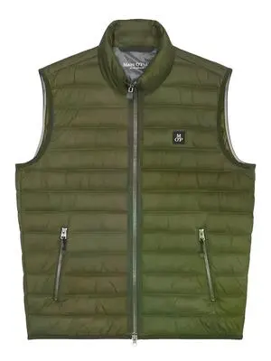 Marc O'polo Quilted Zip-up Gilet - Green