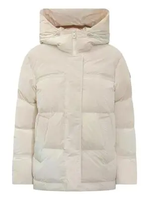 Peuterey Quilted Hooded Jacket - Neutrals