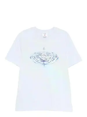 Casablanca Drip Logo T-shirt - Blue
