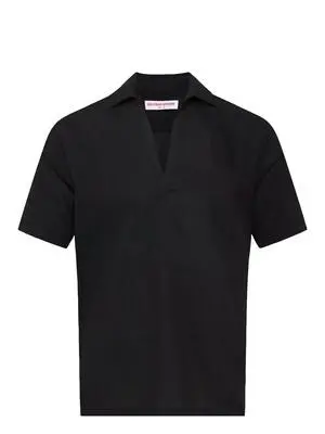 Orlebar Brown Ridley V-neck Short-sleeved Shirt - Black