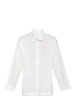 Issey Miyake Collar Buttoned Shirt - White