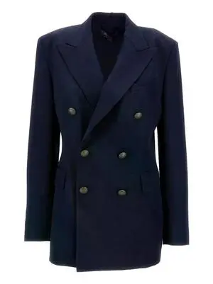Ralph Lauren Double-breasted Blazer - Blue