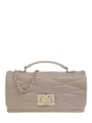 Furla 1927 Mini Leather Tote Bag - Neutrals