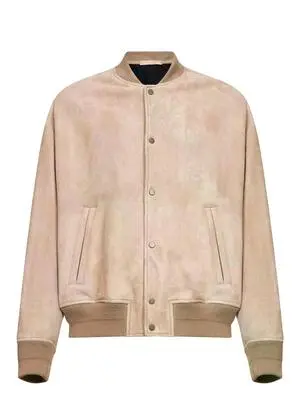 SALVATORE SANTORO Ribbed Leather Jacket