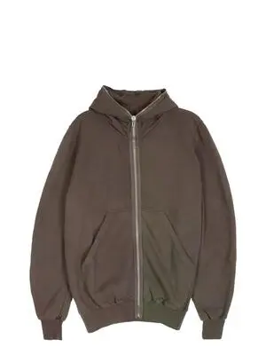 Rick Owens Jumbo Gimp Zip-up Hoodie - Brown