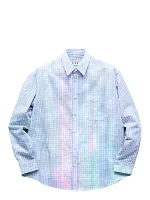 COOR Check-pattern Shirt - Blue