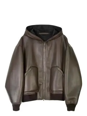 SALVATORE SANTORO Leather Jacket - Brown