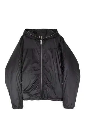 Rick Owens Hooded Zip-up Jacket - Black