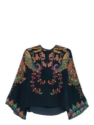 Etro Paisley Pattern Blouse - Blue