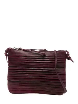 SOMMET Pleated Cross Body Bag - Red