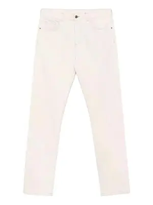 Canali Straight-leg Cotton-blend Jeans - Neutrals