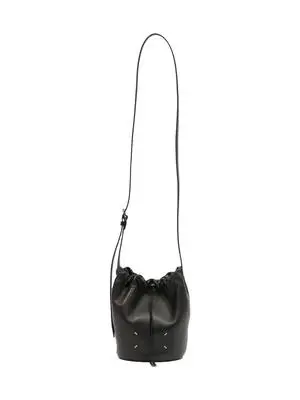MAISON MARGIELA Drawstring Pouch Bucket Bag - Brown