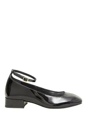 HOBBS LONDON Athena Block Heel Shoe - Black