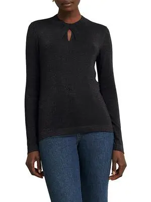 HOBBS LONDON Effie Sparkle Crewneck Sweater
