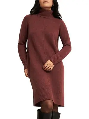 HOBBS LONDON Nessa Knitted Dress - Cinnamon Brown