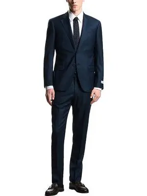 Emporio Armani Regular Fit Wool Suit - Medium Blue