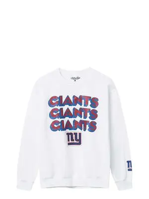 Junk Food Clothing Nfl New York Giants Fleece Sweatshirt - White